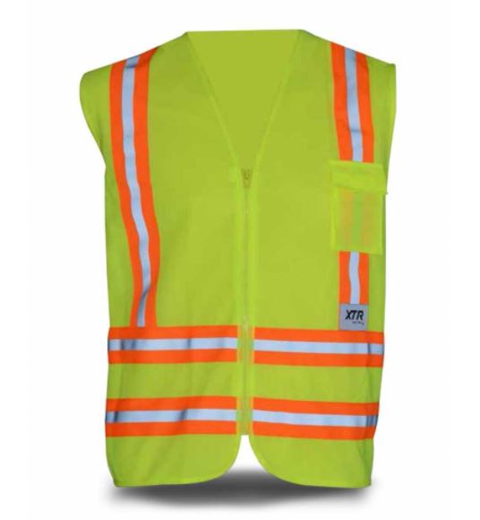 CHALECO REFLECTANTE XTR NOCHE/DIA 1 BOLSILLO / AMARILLO – Frossini Venta de EPP
